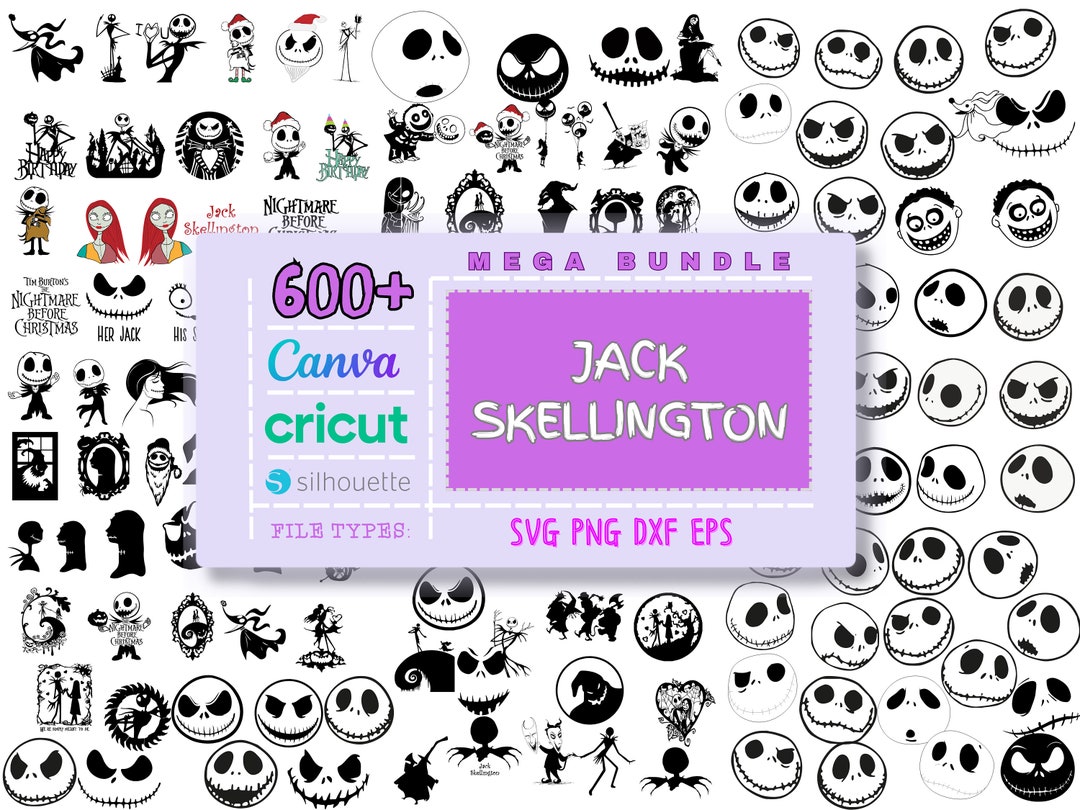 600+ Jack Skellington Svg Bundle, Halloween, Horror, Ghost, Svg-png-dxf ...