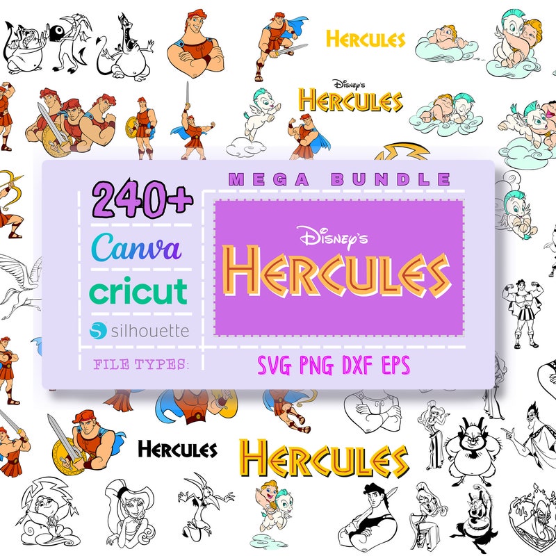 Hercules Movie Clipart - Etsy