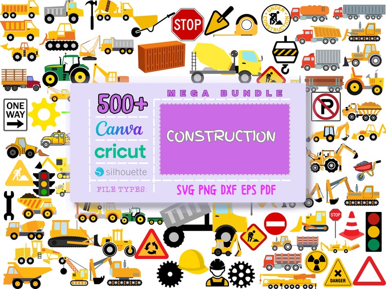 500+ Construction Svg, Construction Clipart, Construction Png, Dumb ...