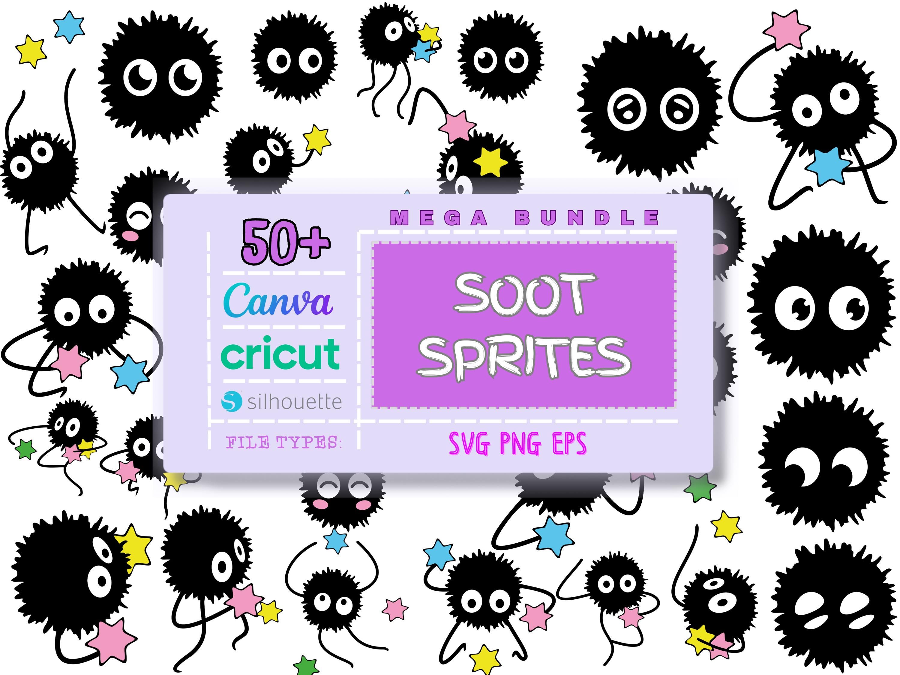 50soot Sprite SVG Bundle: Studio Ghibli Inspired Vector Graphics ...