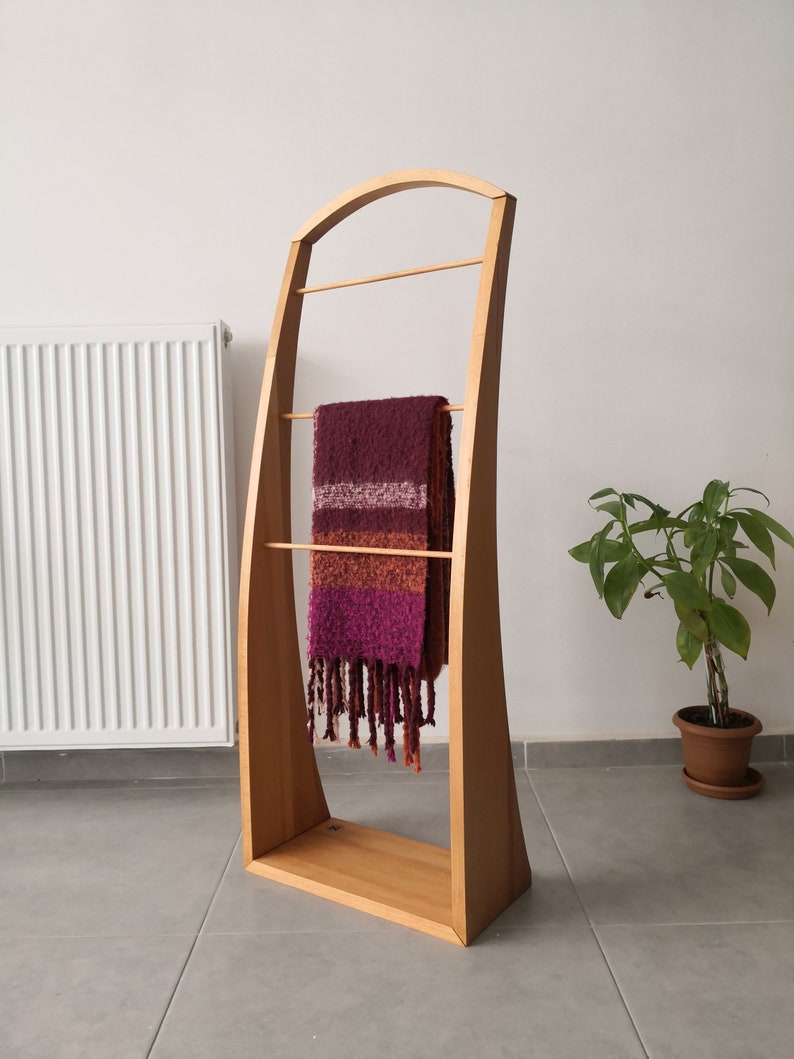 Handmade Modern Solid Wood Valet Stand Dumb Butler - Etsy