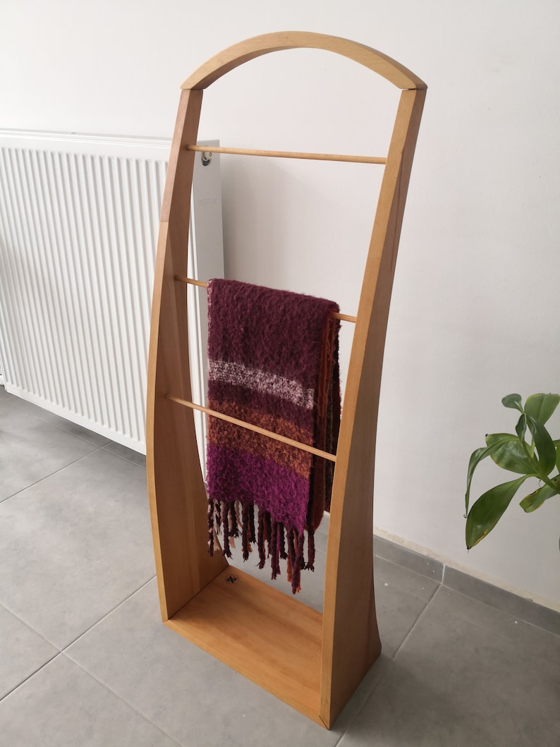 Handmade Modern Solid Wood Valet Stand Dumb Butler - Etsy