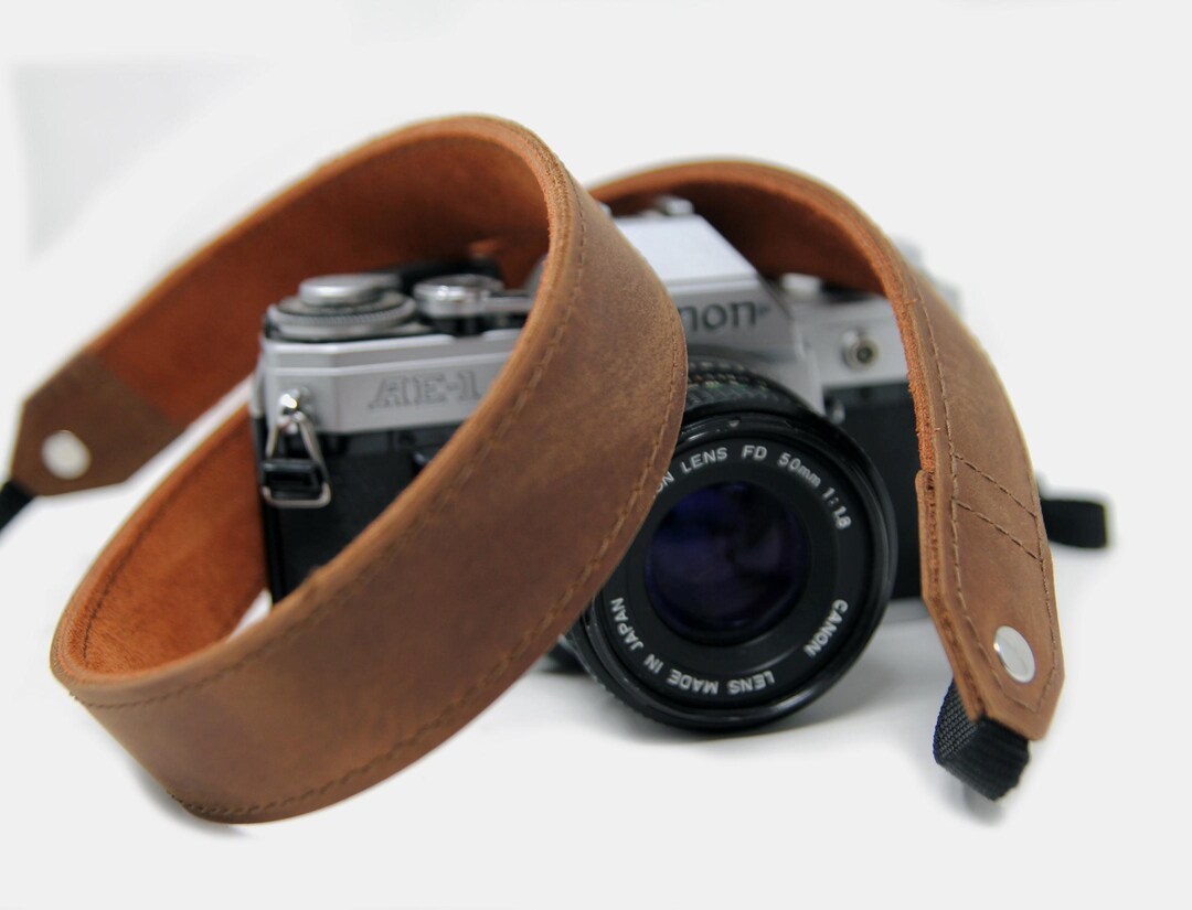 Custom Leather Camera Strap | DSLR Leather Strap | Handmade Camera ...