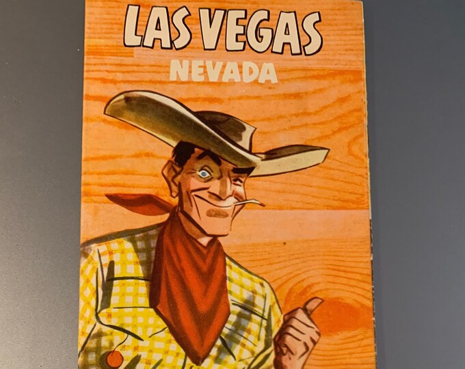 Las Vegas Nevada Brochure Booklet, 1950s, Hotels, Casinos, Howdy Podner ...