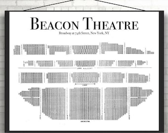 Broadway Seating Chart - Etsy