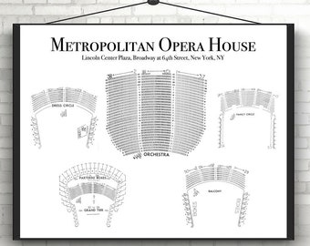 Metropolitan Opera Seating Chart 2025｜Tickets | Seiji Ozawa