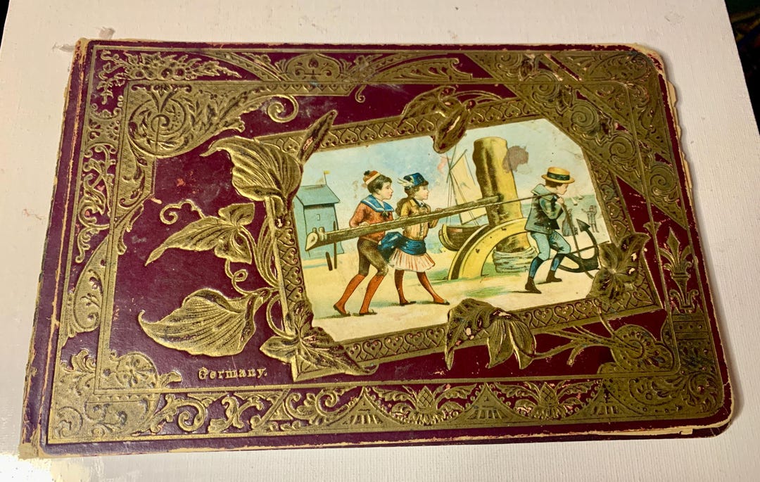 Antique Autograph Book, Gorgeous Cover, Fairfield, Nebraska, 1890s ...