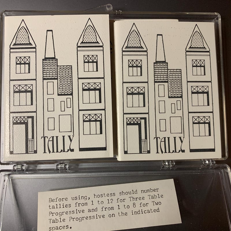 Bridge Tally Cards - Etsy