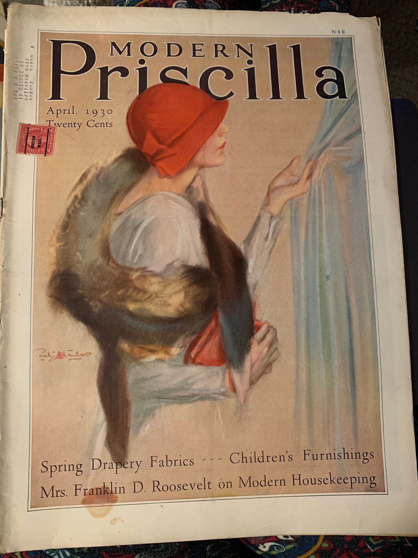 Modern Priscilla, April 1930, Spring Drapery Fabrics, Children's ...