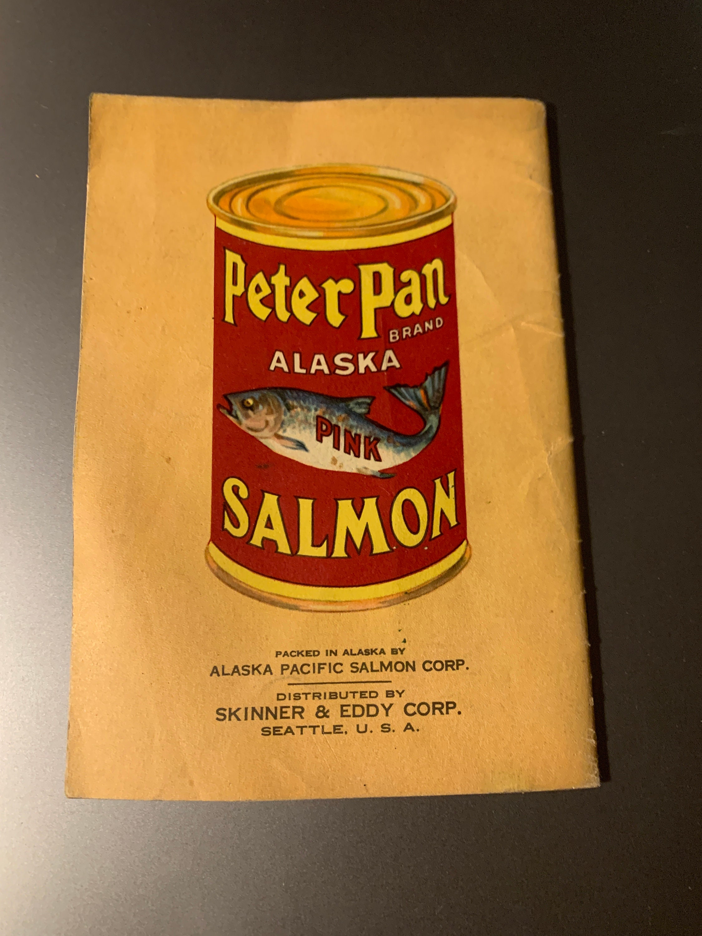 Peter Pan Salmon Book of Recipes, 1920s, Alaska Pacific Salmon, Skinner ...