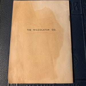 Wilcolator Cookbook, Antique Gas Stove, Canning, Baking, Recipes ...