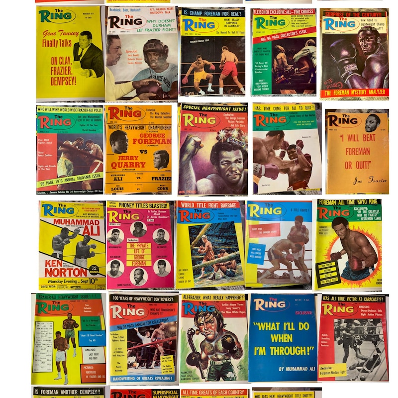 The Ring Boxing Magazine - Etsy