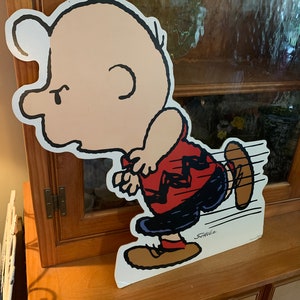 Peanuts Hallmark Store Display Cardboard Cutouts, Snoopy, Charlie Brown ...