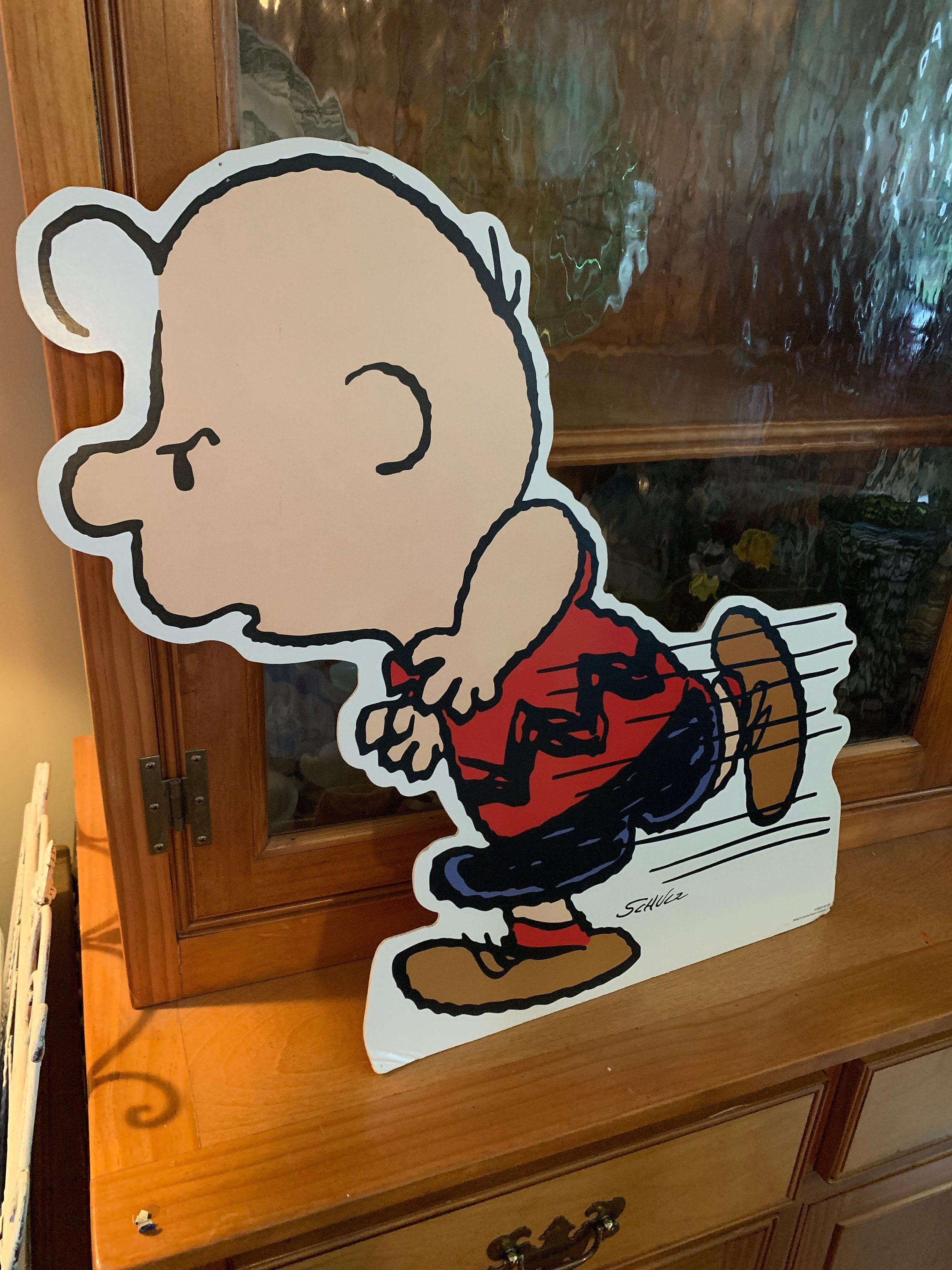 Peanuts Hallmark Store Display Cardboard Cutouts, Snoopy, Charlie Brown ...