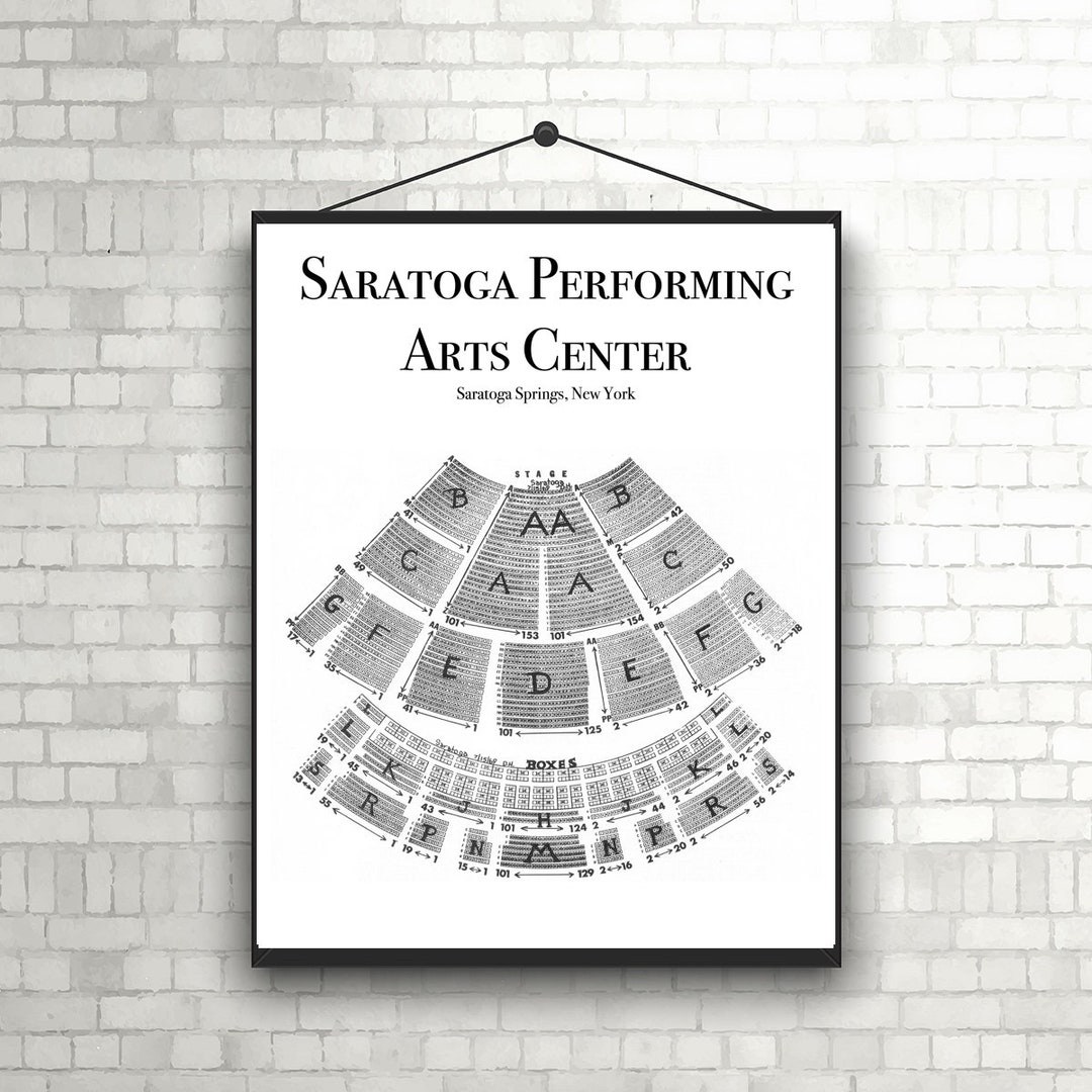 BROADWAY Theaters, Vintage Saratoga Performing Arts Center, Seating ...