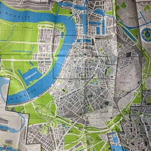 Vintage Street Map of Antwerp, Belgium, 1974 - Etsy