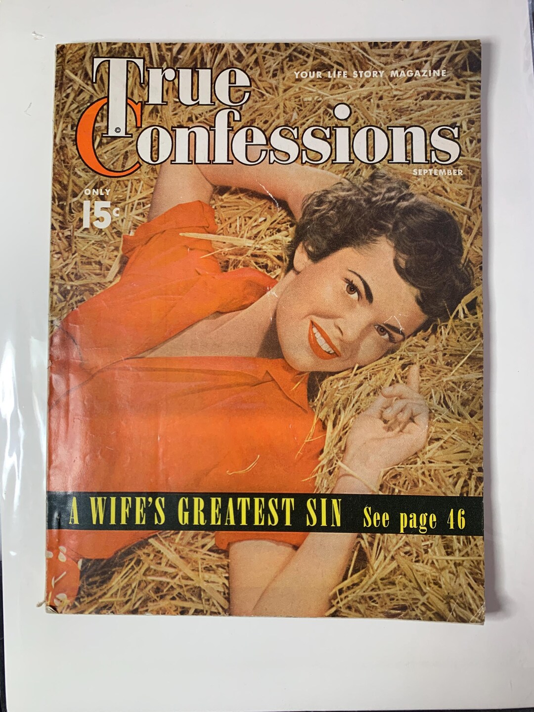 True Confessions, 1950 Magazine, Women Readers, Vintage Magazine - Etsy