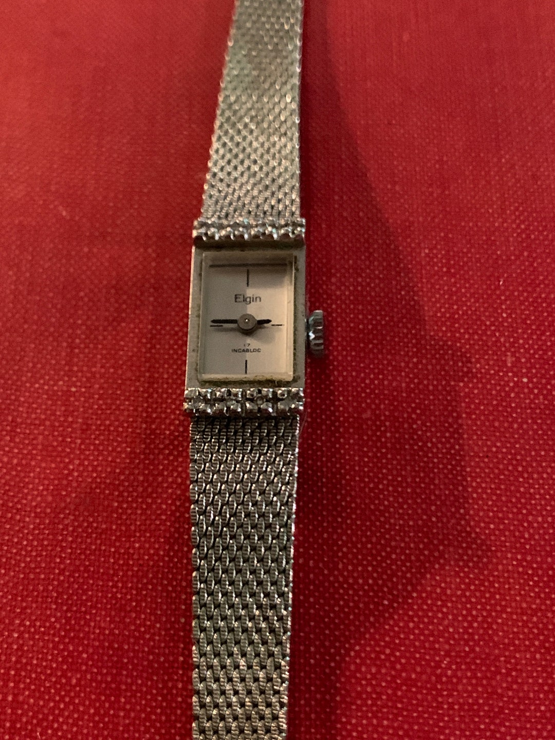 Vintage Elgin 17 Jewel Ladies' Wrist Watch, Silver - Etsy