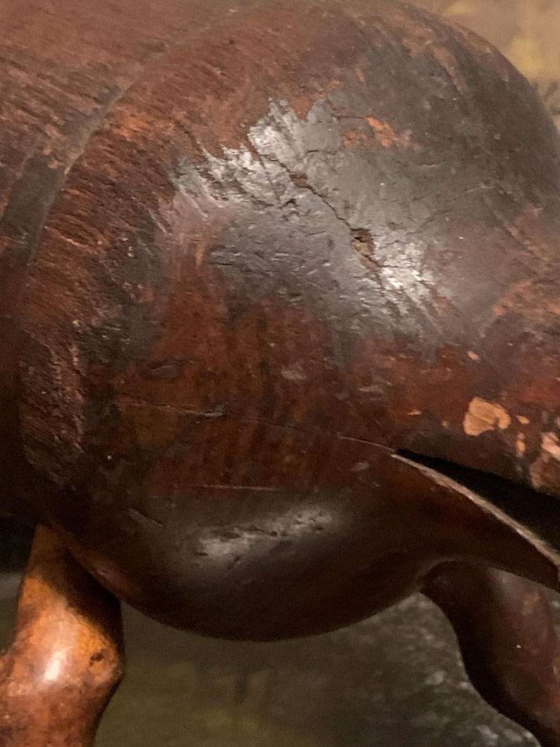 Rare Moses Y. Ransom, Late 1880s Figural Pig Foot Stool With Barley ...
