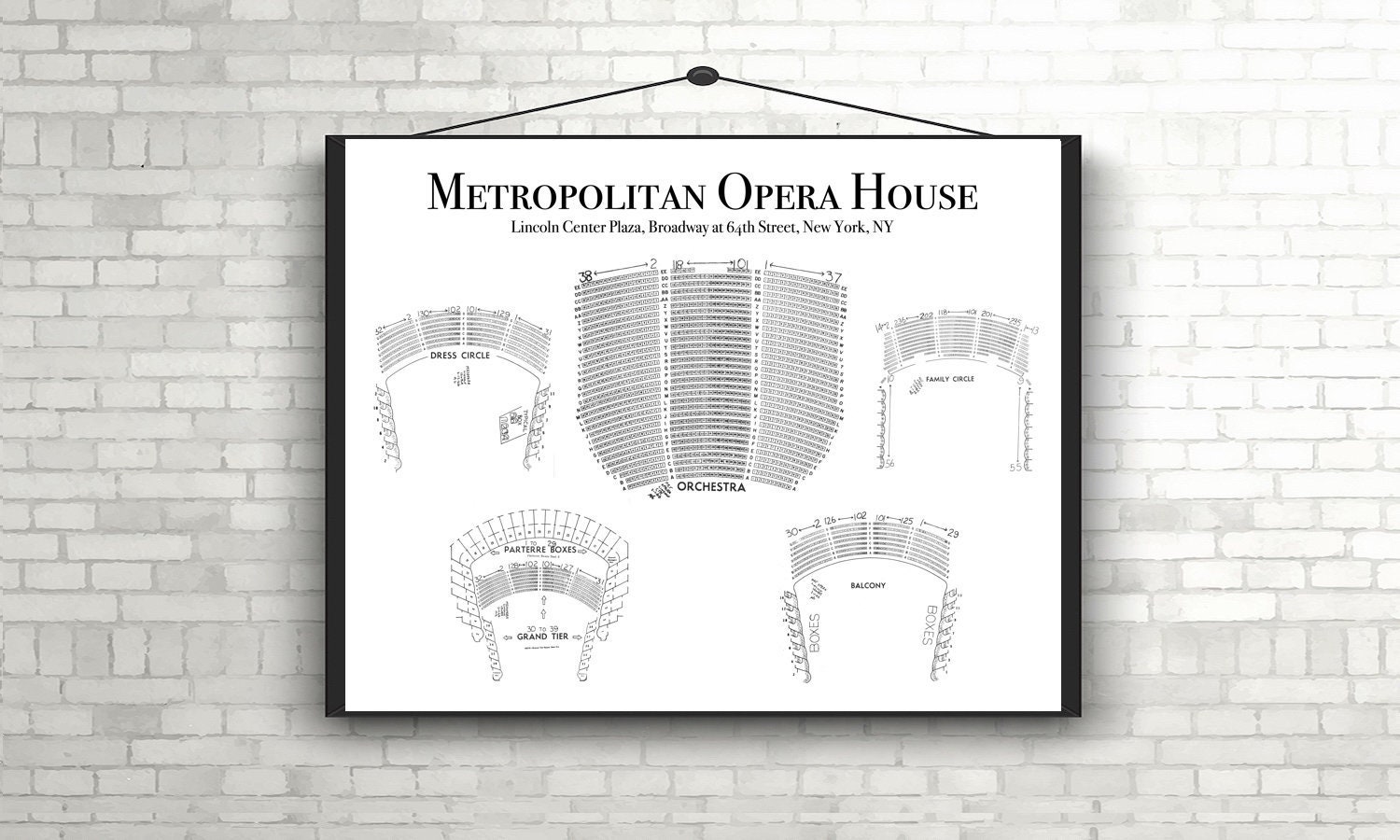 Metropolitan Opera Ny Seating Chart