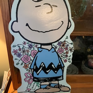 Peanuts Hallmark Store Display Cardboard Cutouts, Snoopy, Charlie Brown ...