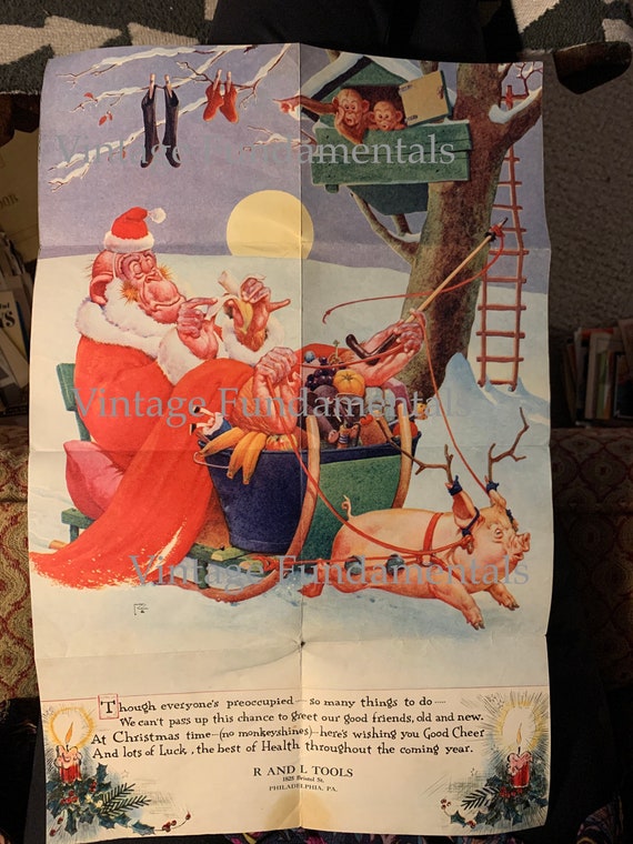 Very Rare Lawson Wood Poster for R and L Tools Poster - Etsy