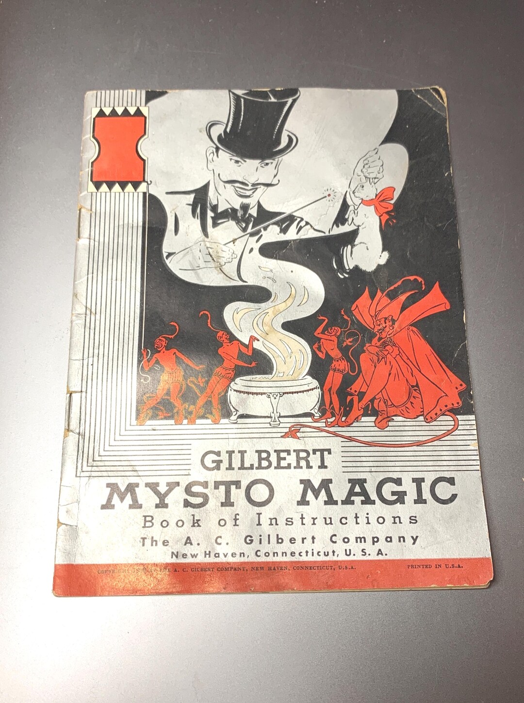 Gilbert Mysto Magic Book of Instruction, 1938, Yale, New Haven ...