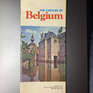 1972 the Castles of Belgium Brochure, Nine Provinces, Vintage Travel ...