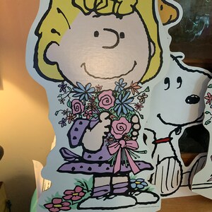 Peanuts Hallmark Store Display Cardboard Cutouts, Snoopy, Charlie Brown ...