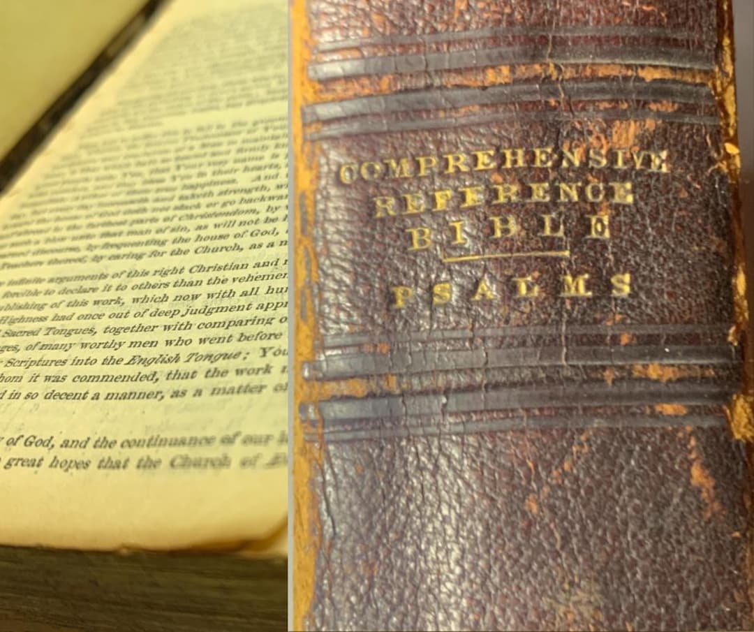 1850 Comprehensive Reference Bible Psalms, Thomas Nelson Publisher ...