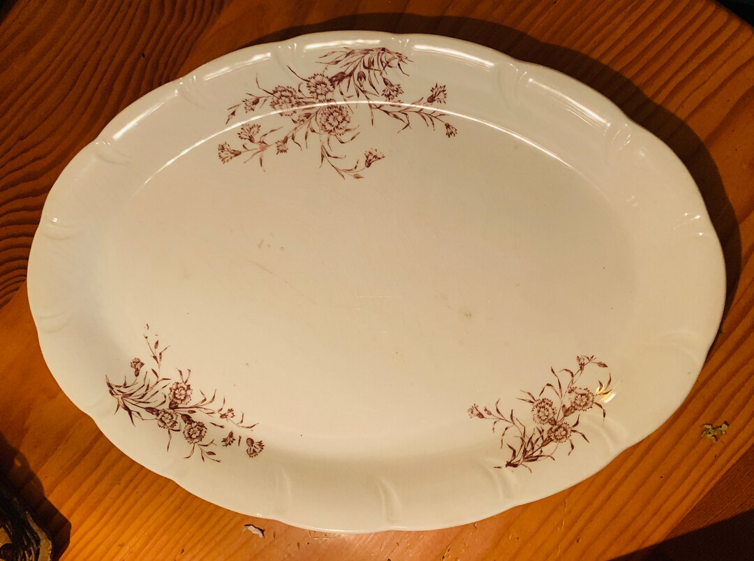 Gorgeous Warwick China Serving Platter, 18 Long, Floral Design, Vintage ...