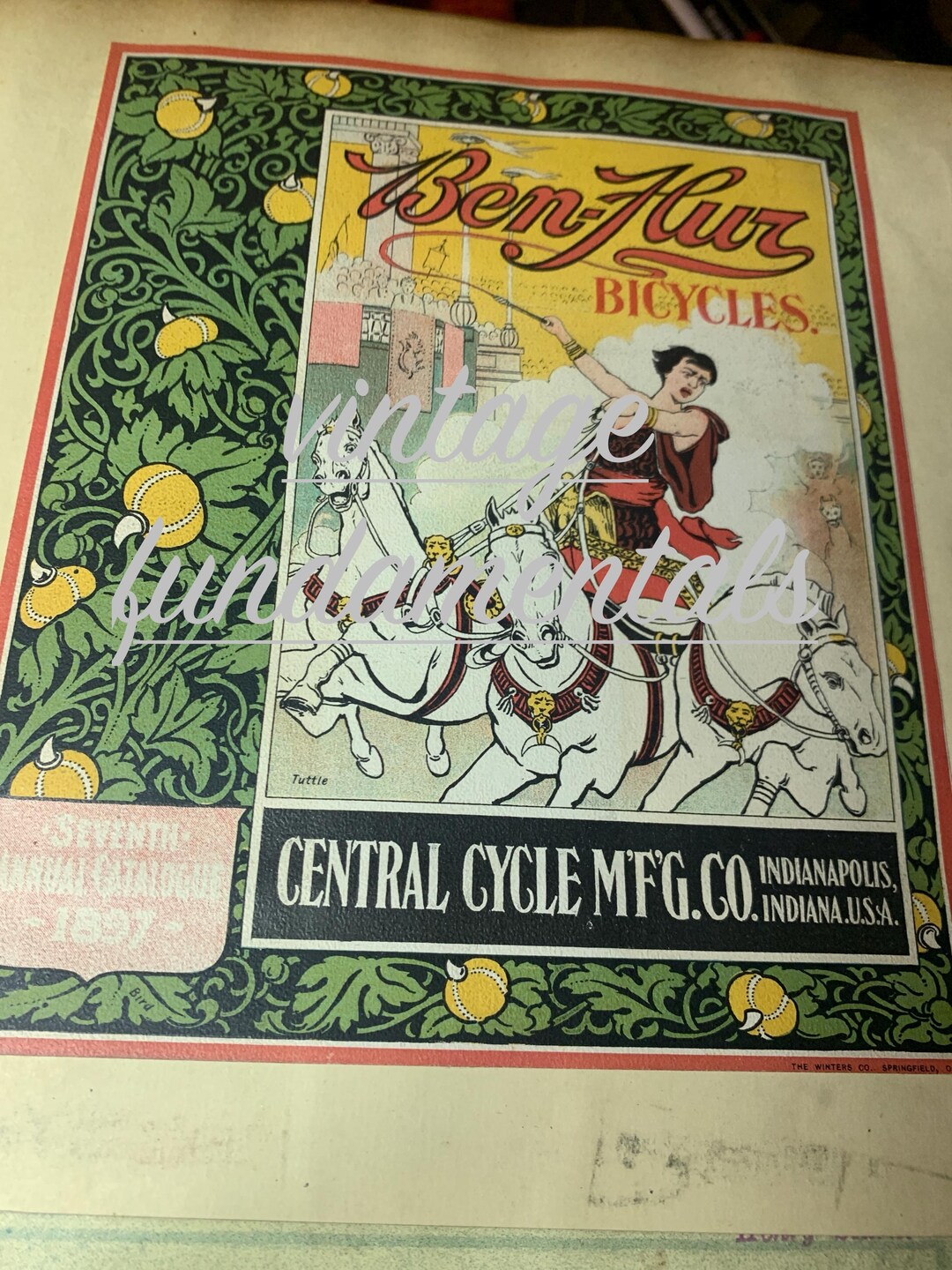 RARE 1890s Scrapbook Filled With Bicycle Advertisements, Railroad ...