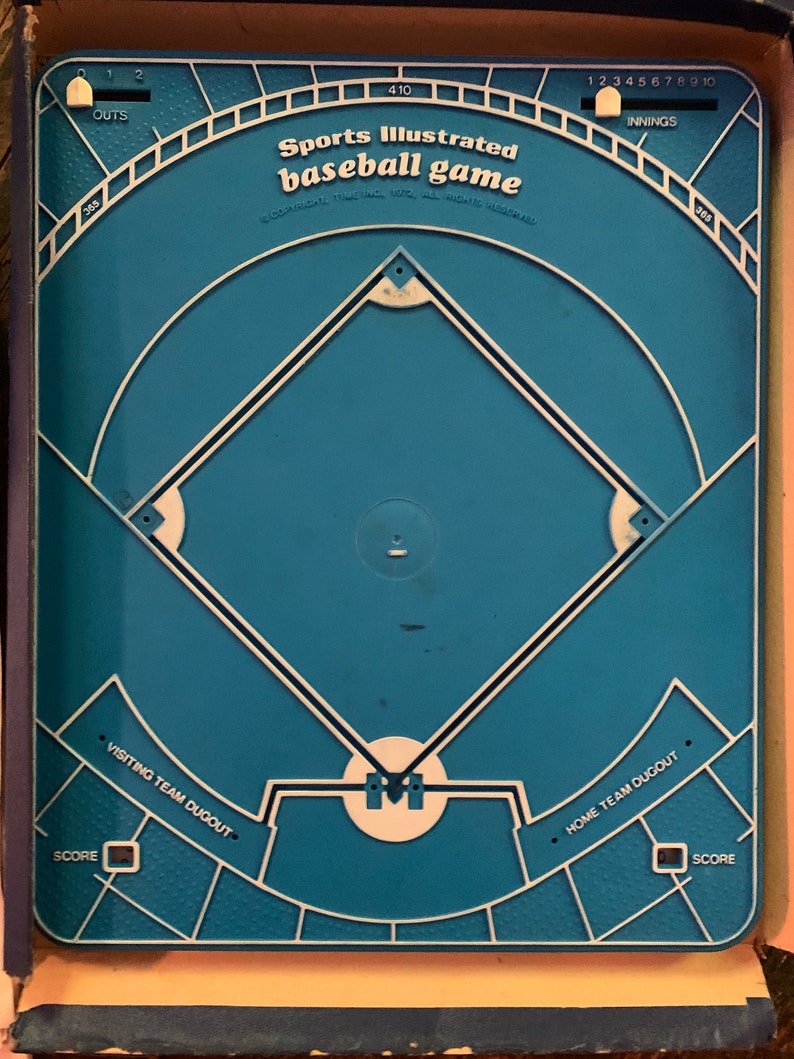 Sports Ilustrated Major League Baseball Game, 1970, Baseball Board Game ...