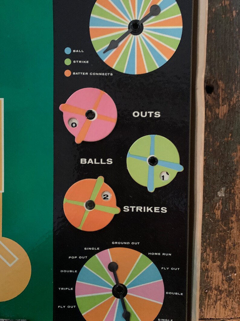 Rare 1959 Play Ball Baseball Colorforms Game With Box, Board Game - Etsy