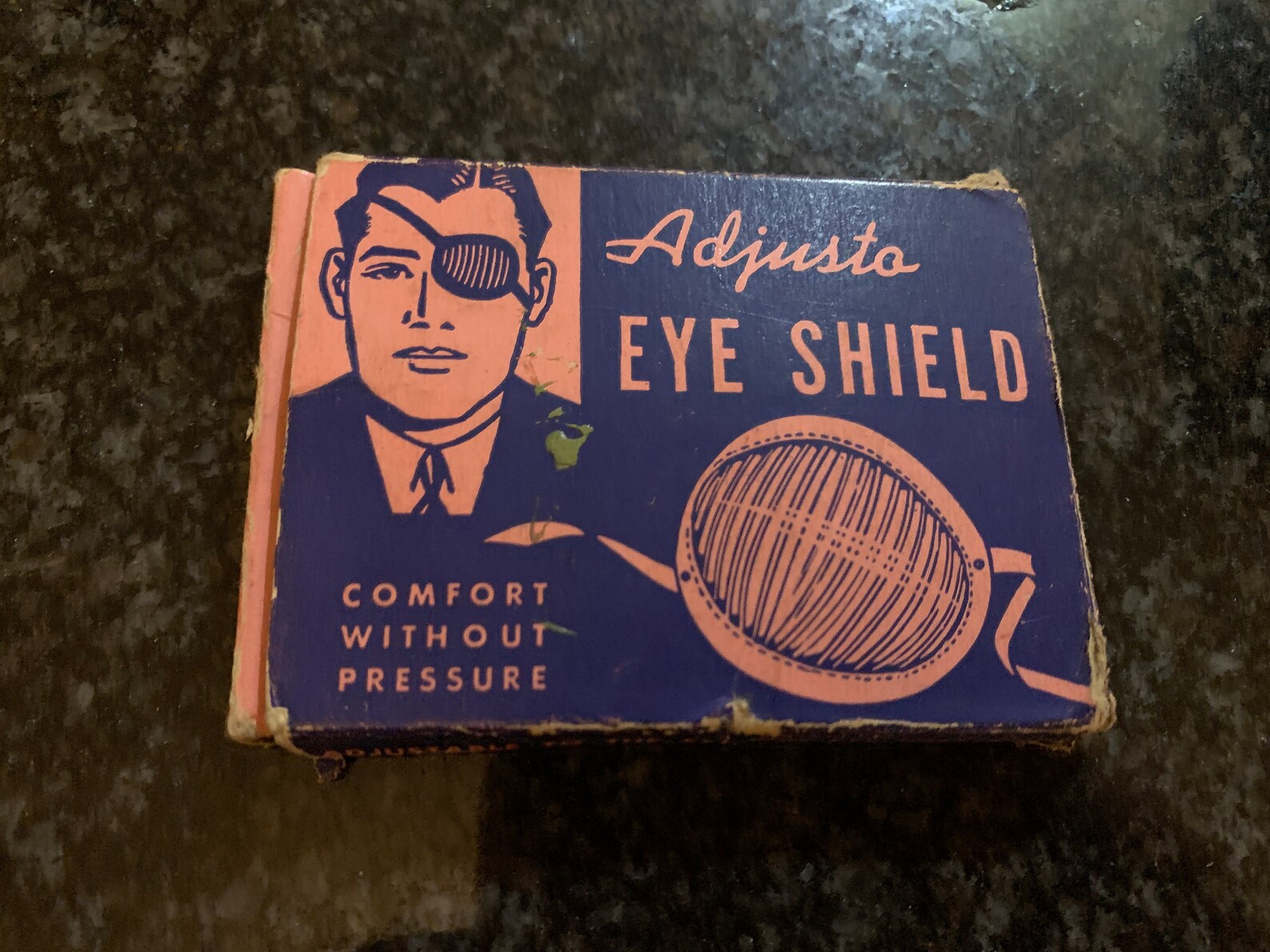 Rare Vintage Adjusto Eye Patch With Box, 1940s, Adjusto Eye Shield Co ...