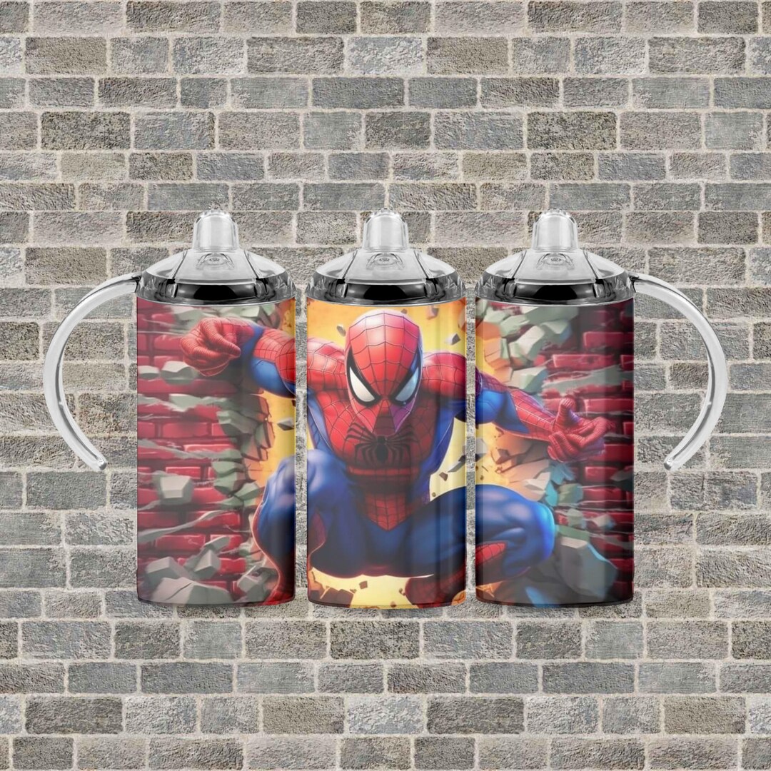 Spider Man Sippy Cup - Etsy