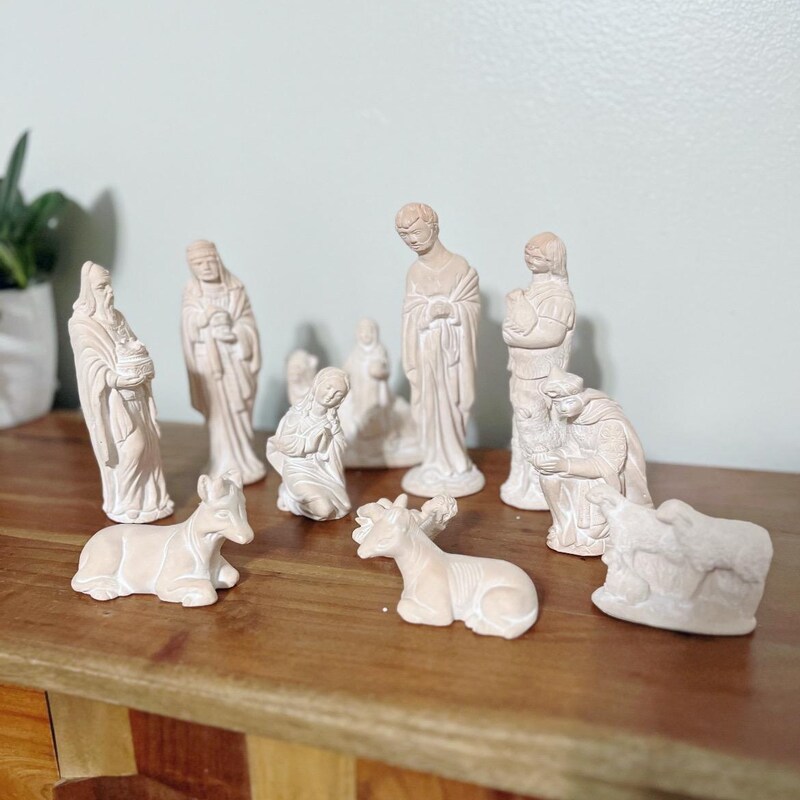 Terracotta Nativity - Etsy
