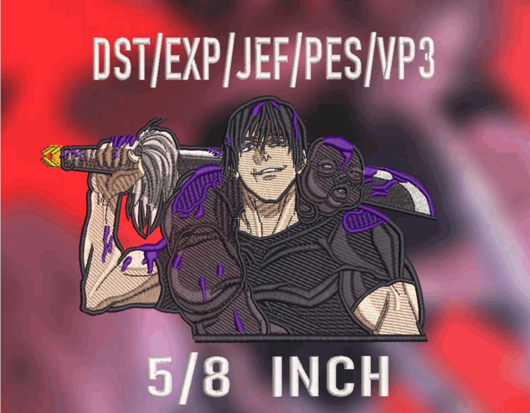 Toji Fushiguro EMBROIDERY DESIGN - Etsy