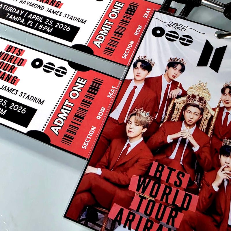 Bts Concert Freebies Ideas - Etsy