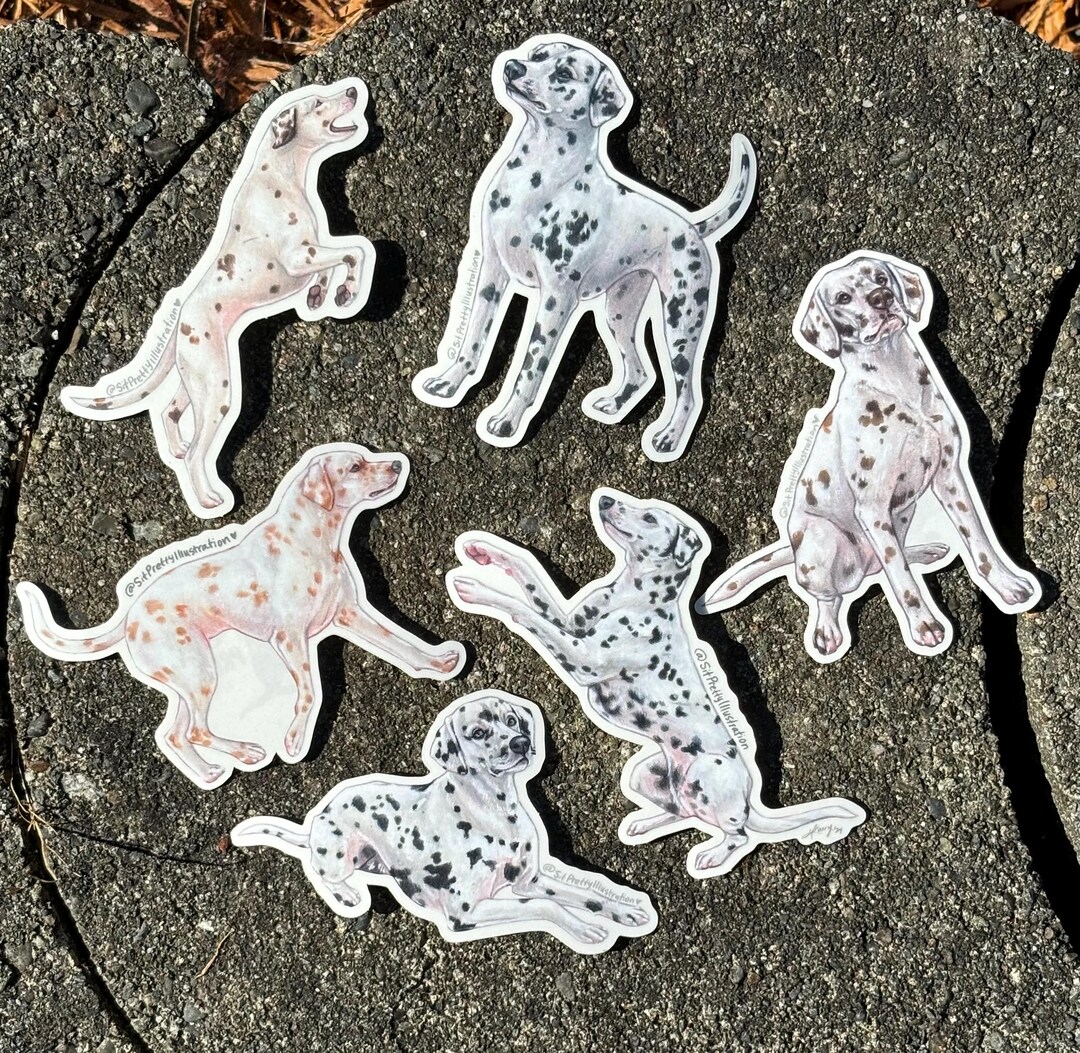 Sticker Collection Dalmatians - Etsy