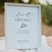 Minimalist Love at First Slice Sign, Modern Pizza Bar Wedding Sign ...