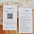 Wedding I Spy QR Code Card Template, Minimalist Capture the Love Card ...
