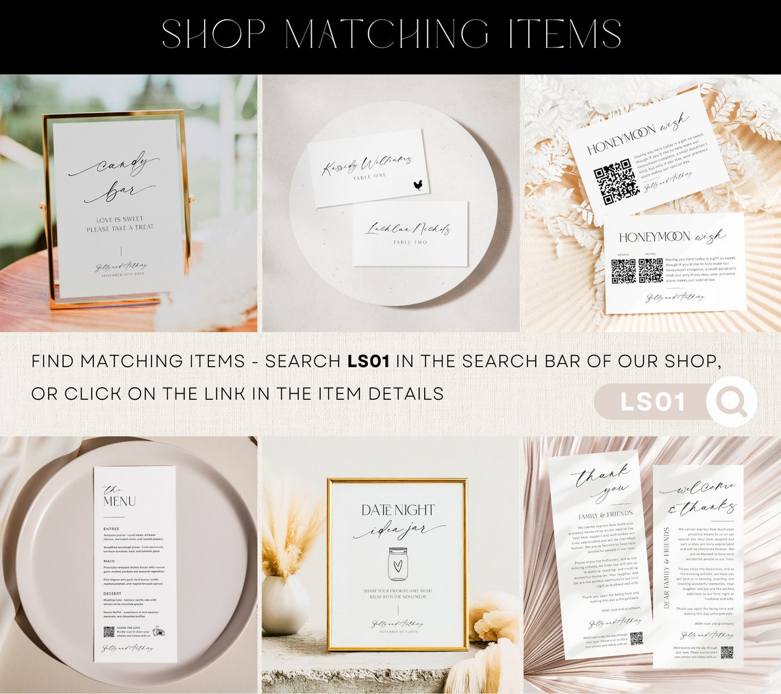 Enjoy Some Food Sign Template, Minimalist Grazing Table Sign, Printable ...