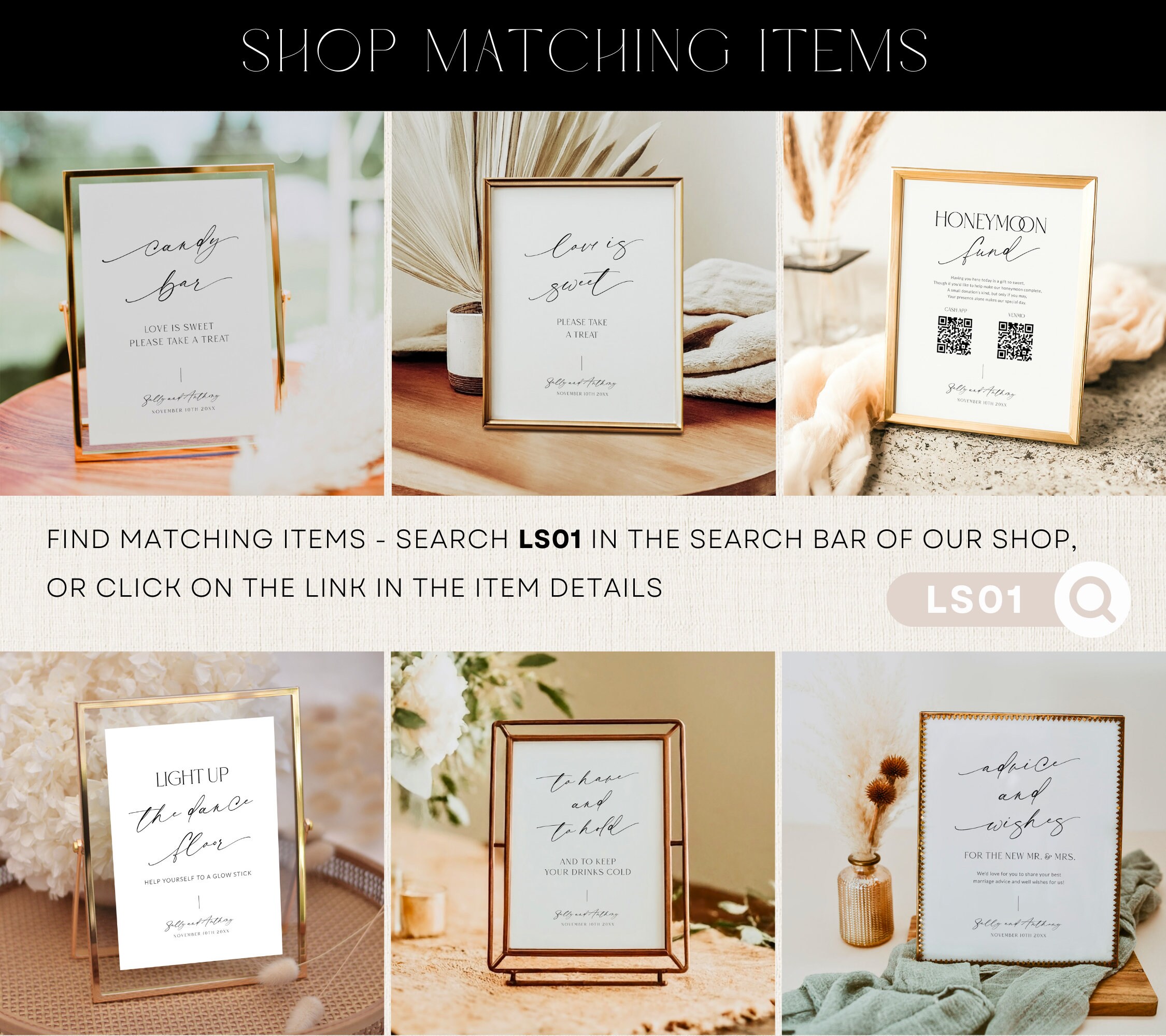 Minimalist Wedding Place Card Template, Modern Script Name Card Meal Option Printable, Editable ...