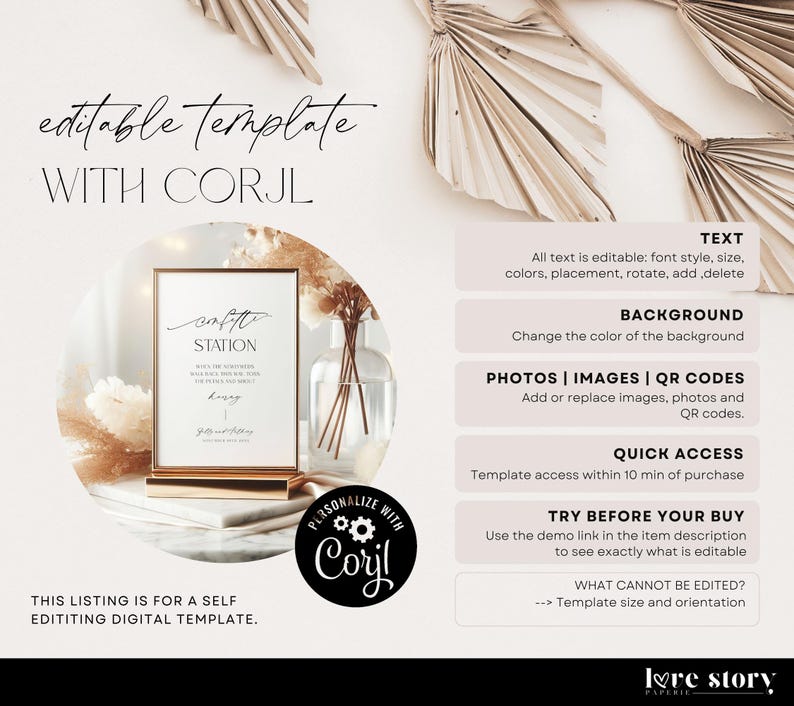 Wedding Confetti Send off Sign Template, Minimalist Confetti Toss ...