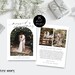 Wedding I Spy QR Code Card Template, Minimalist Capture the Love Card ...
