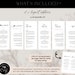 Wedding Menu Template, Modern DIY Reception Dinner Menu, Editable ...