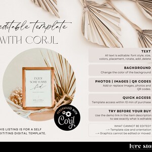 Enjoy Some Food Sign Template, Minimalist Grazing Table Sign, Printable ...