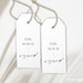 Reserved Row Tags for Wedding Template, Modern Seat Reserved Chair Tag ...