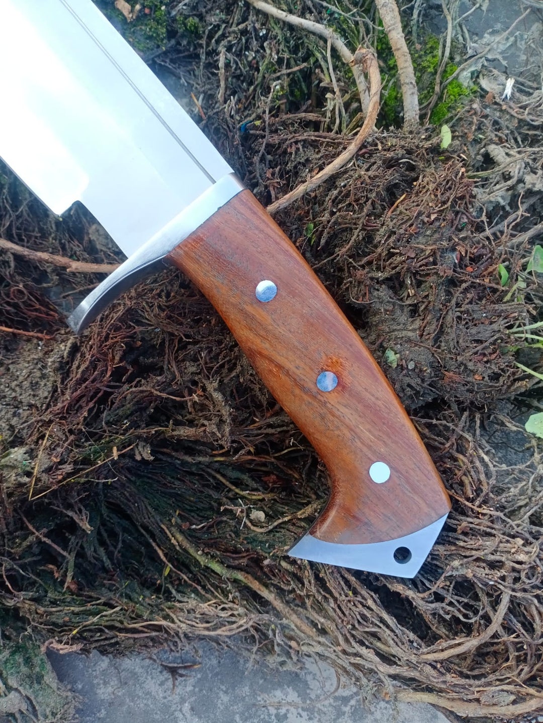Beautiful Custom Handmade D2 Tool Steel Blade Machete Knife Christmas ...